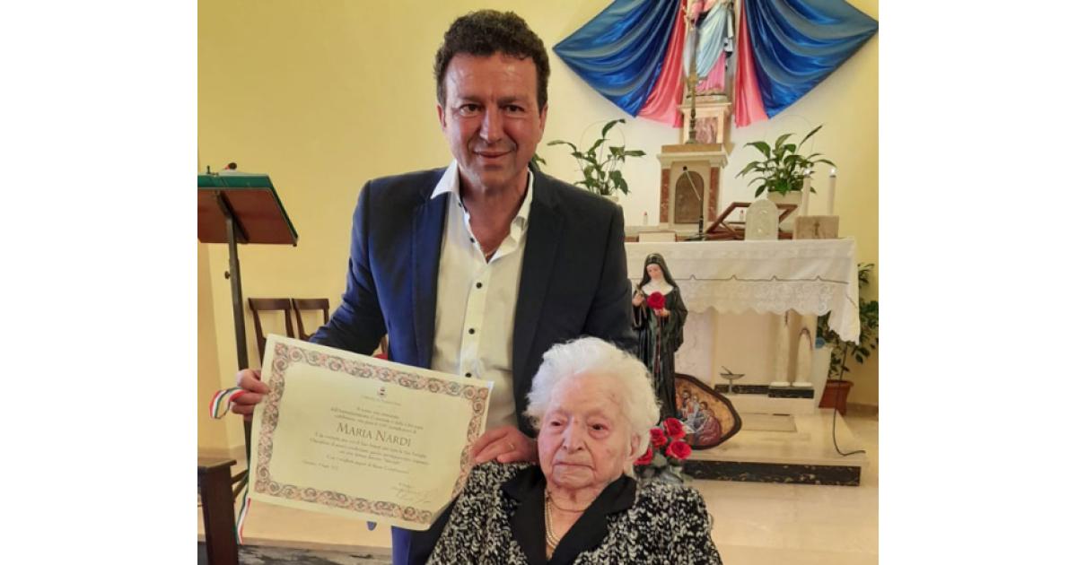 Marche - Tolentino festeggia il secolo di vita di Maria Nardi - Domino News